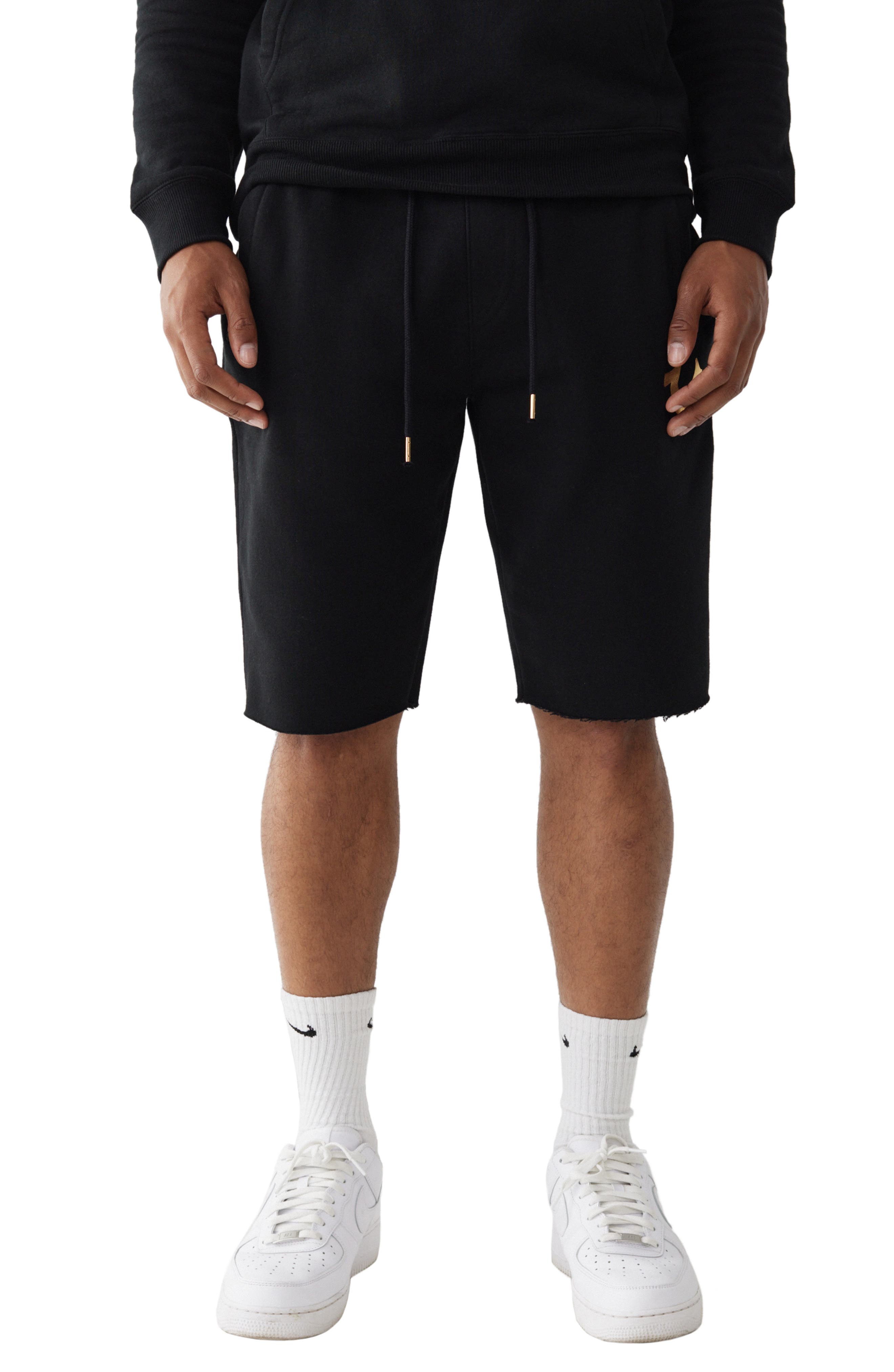 True Religion Foil Horseshoe Logo Sweatshorts | Nordstromrack