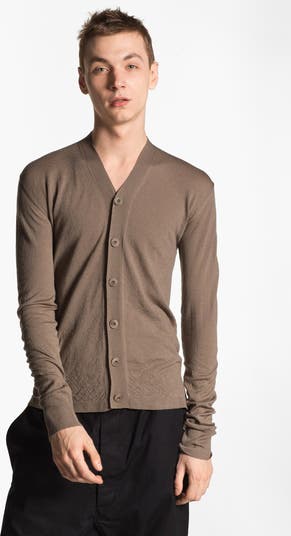 Rick Owens 'Island' Merino Wool Cardigan | Nordstrom