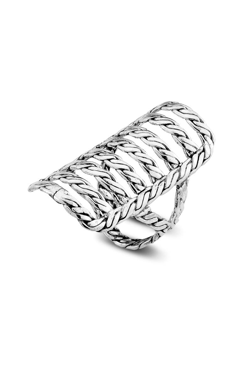 SAMUEL B. Sterling Silver Multirow Shield Ring | Nordstromrack