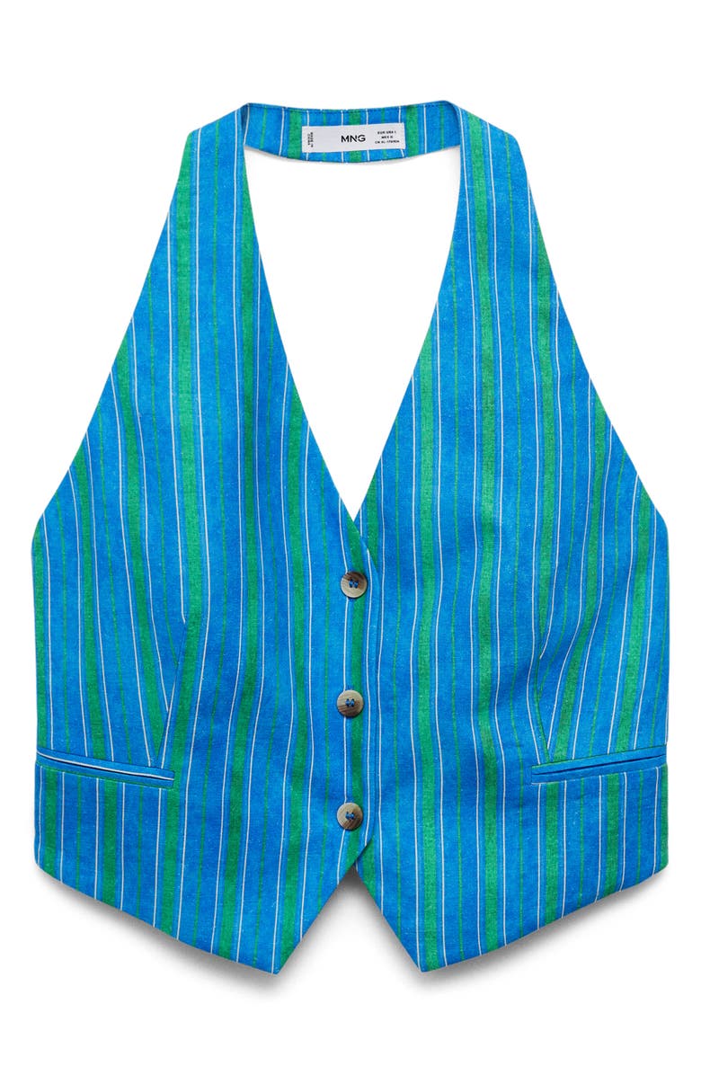 MANGO Moraima Stripe Halter Vest | Nordstromrack