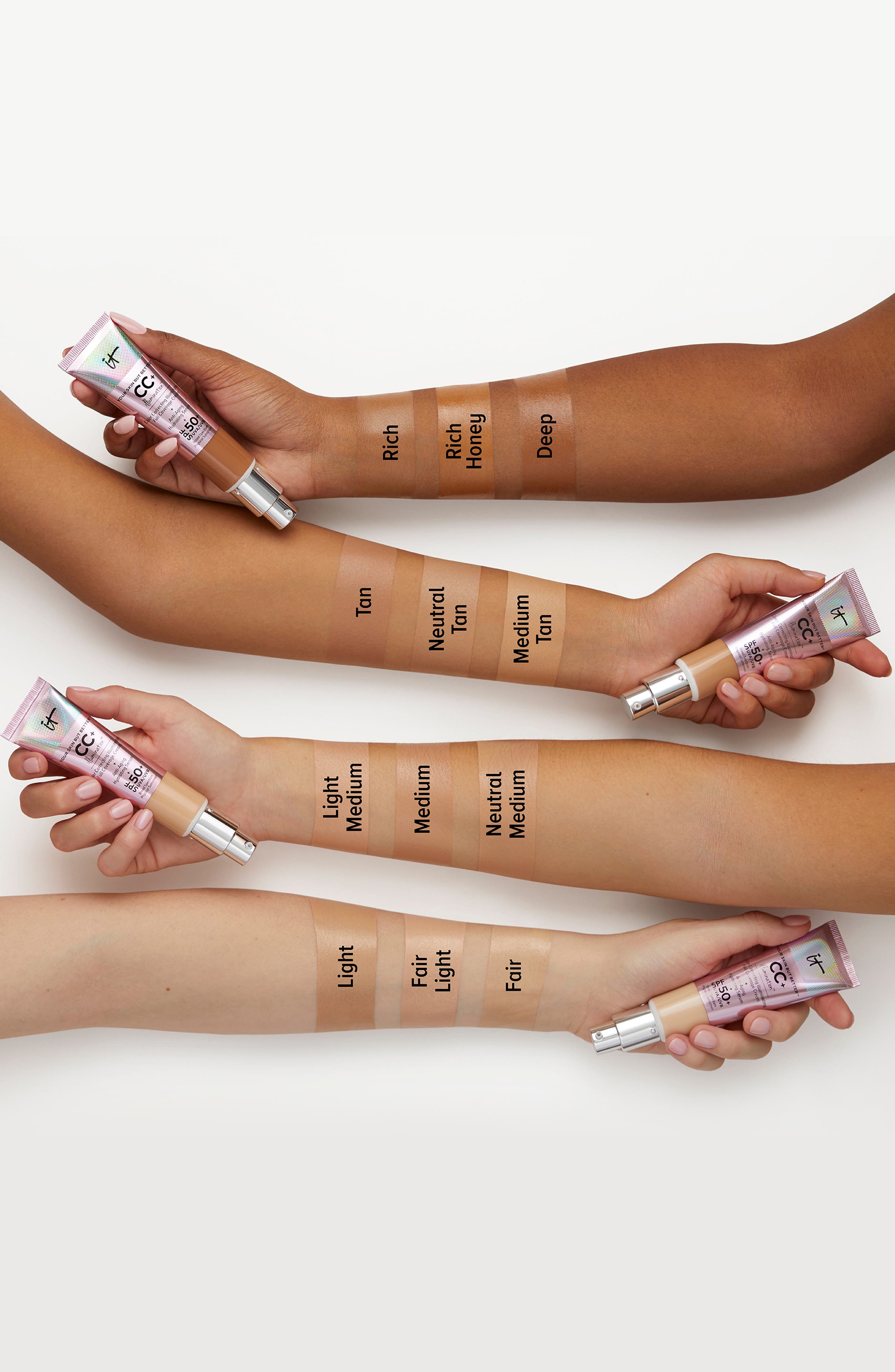 IT Cosmetics CC+ Cream Illumination SPF 50+ Full Coverage Cream ...
