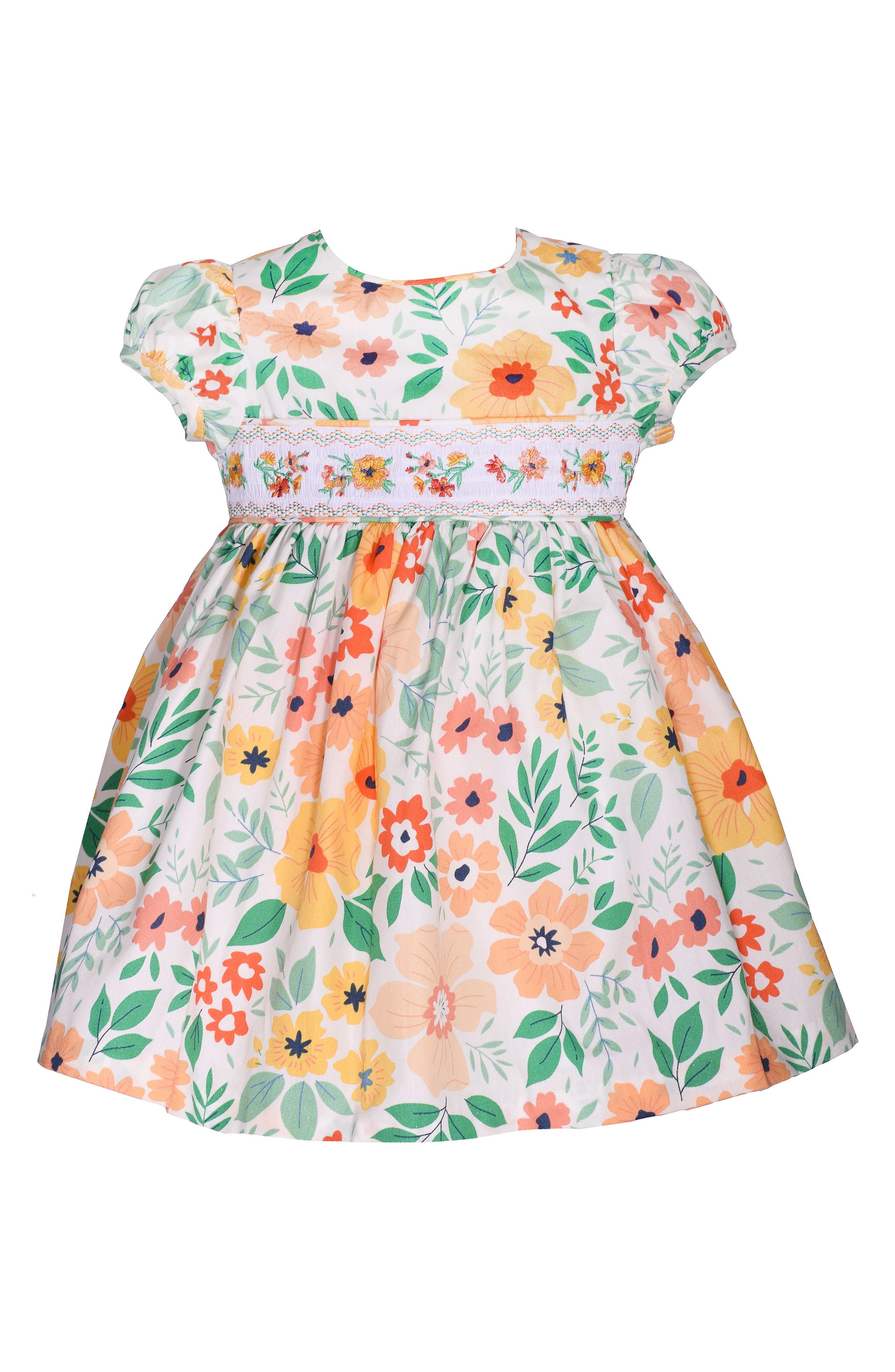 Iris & Ivy Short Sleeve Floral Embroidered Dress | Nordstromrack