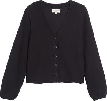 Madewell Texture & Thread Bubble-Sleeve Cardigan | Nordstromrack