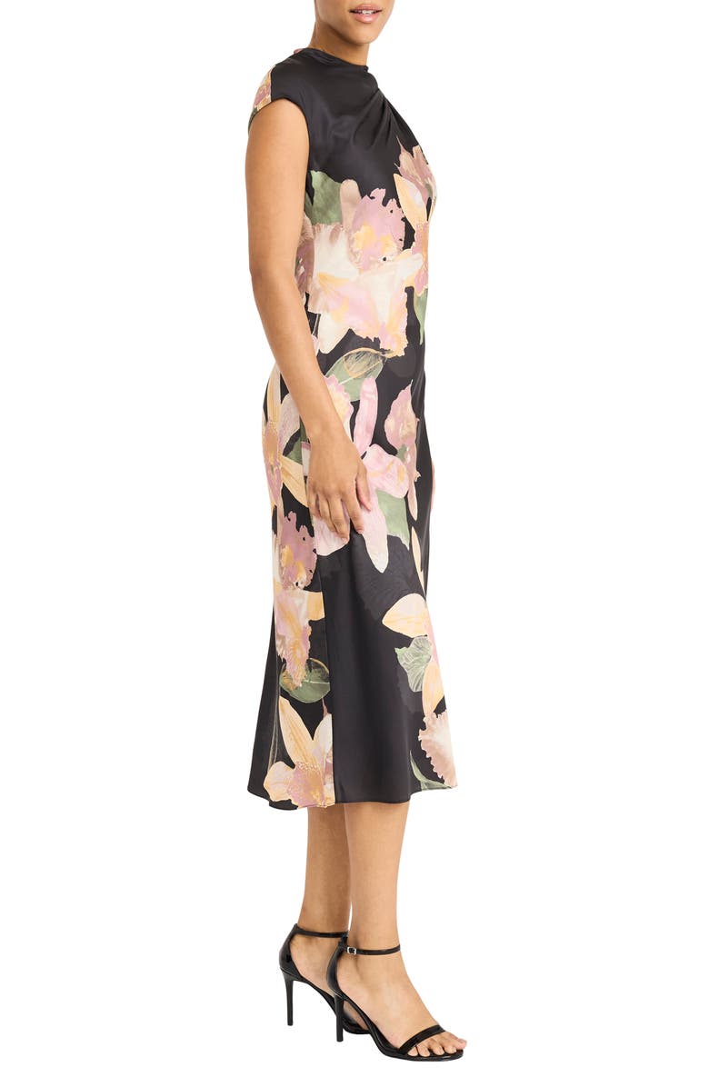 Maggy London Floral Print Cap Sleeve Sheath Dress | Nordstromrack