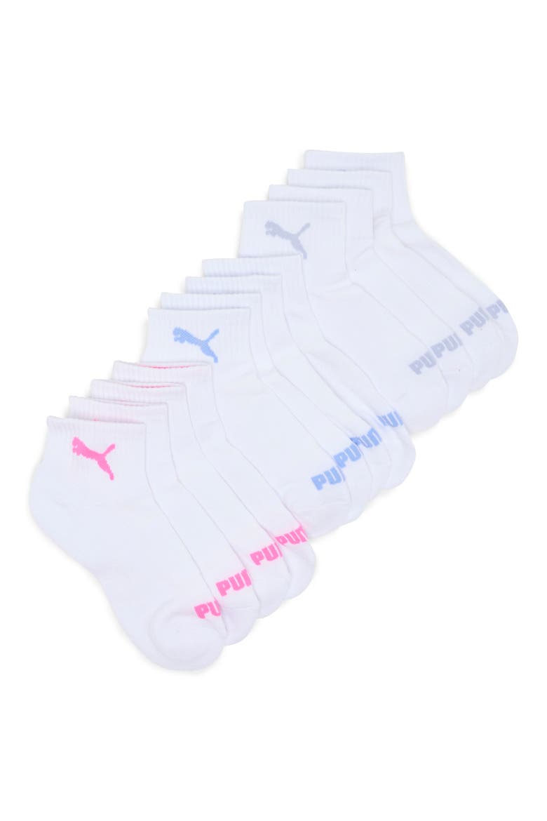 PUMA Pack of 6 Quarter Crew Socks (Women) | Nordstromrack