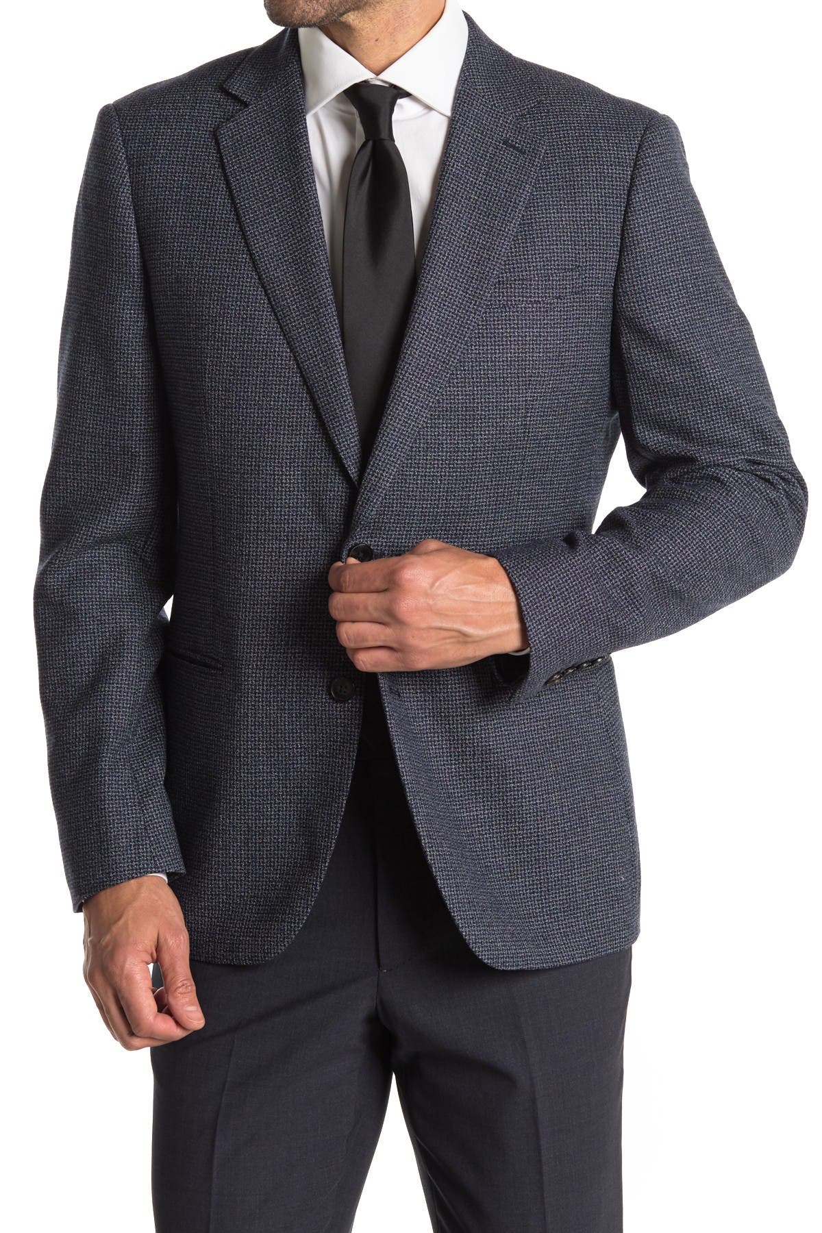 Reiss Navy Two Button Notch Lapel Wool Suit Separates Blazer (Men ...
