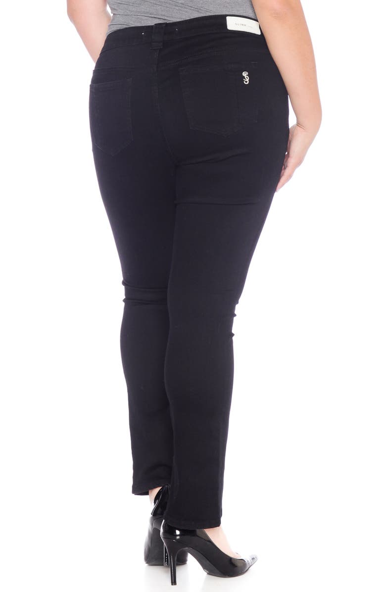SLINK Jeans Straight Leg Black Jeans | Nordstromrack
