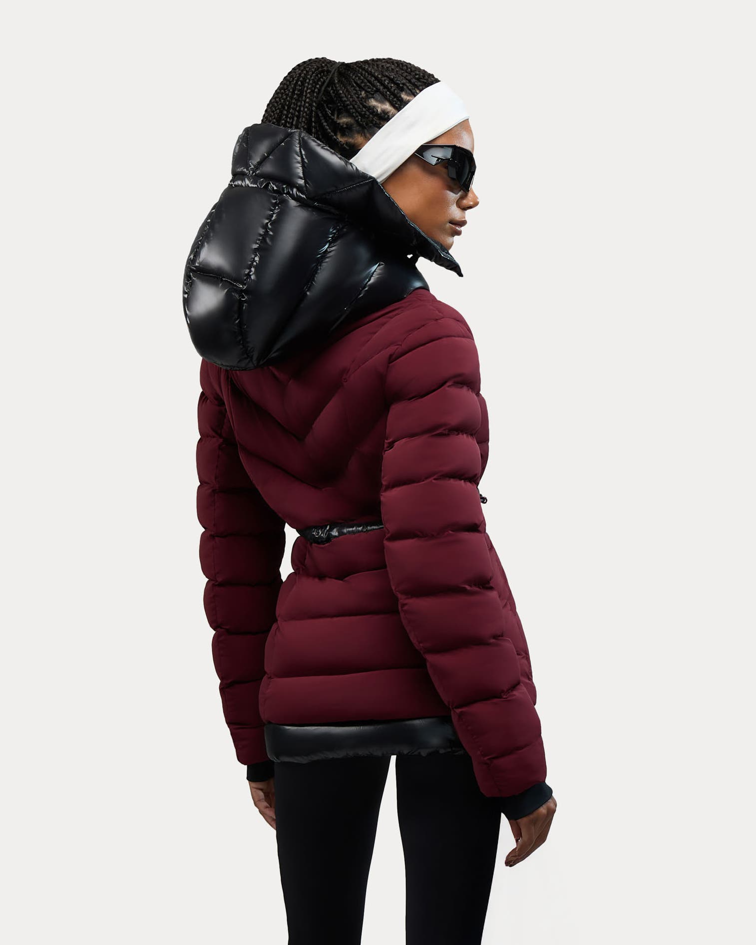 Everlong Lightweight Herringbone Quilted Puffer with Lustre Detailing ...