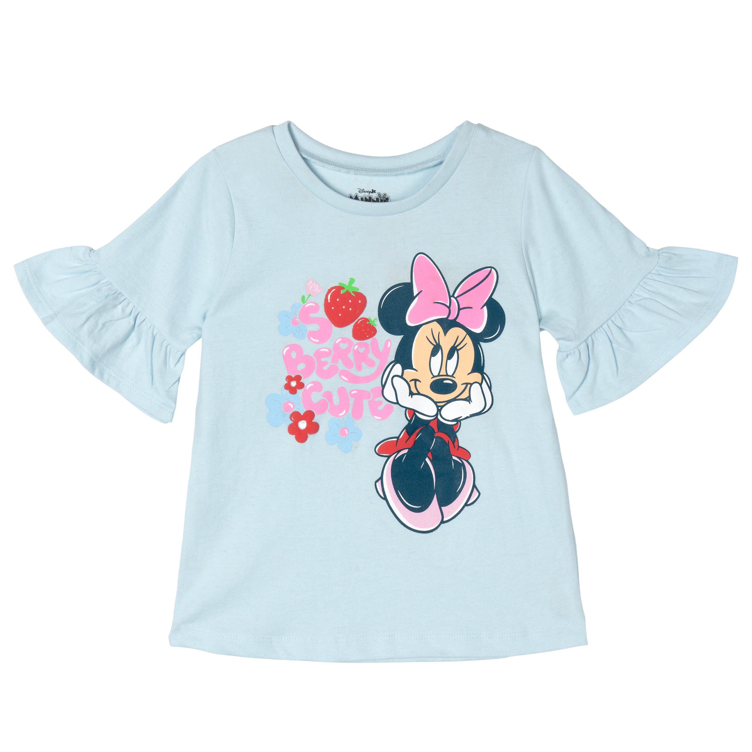Disney Minnie Mouse 2-Piece Short Sleeve Tee and Gauze Shorts Set ...