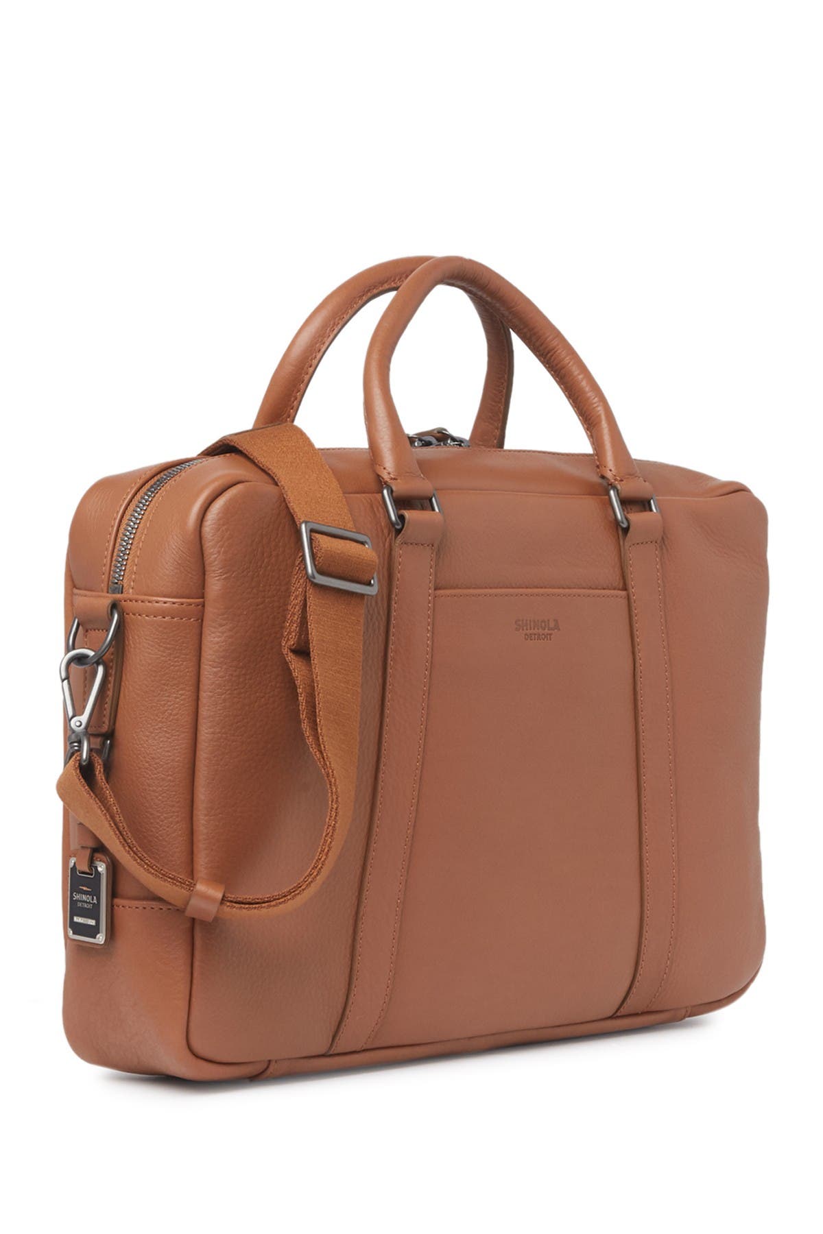 Shinola Leather Signature Slim Leather Briefcase | Nordstromrack