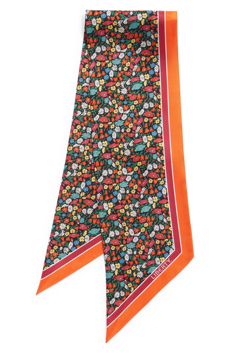 Liberty London Poppy & Daisy Floral Silk Ribbon Scarf | Nordstromrack