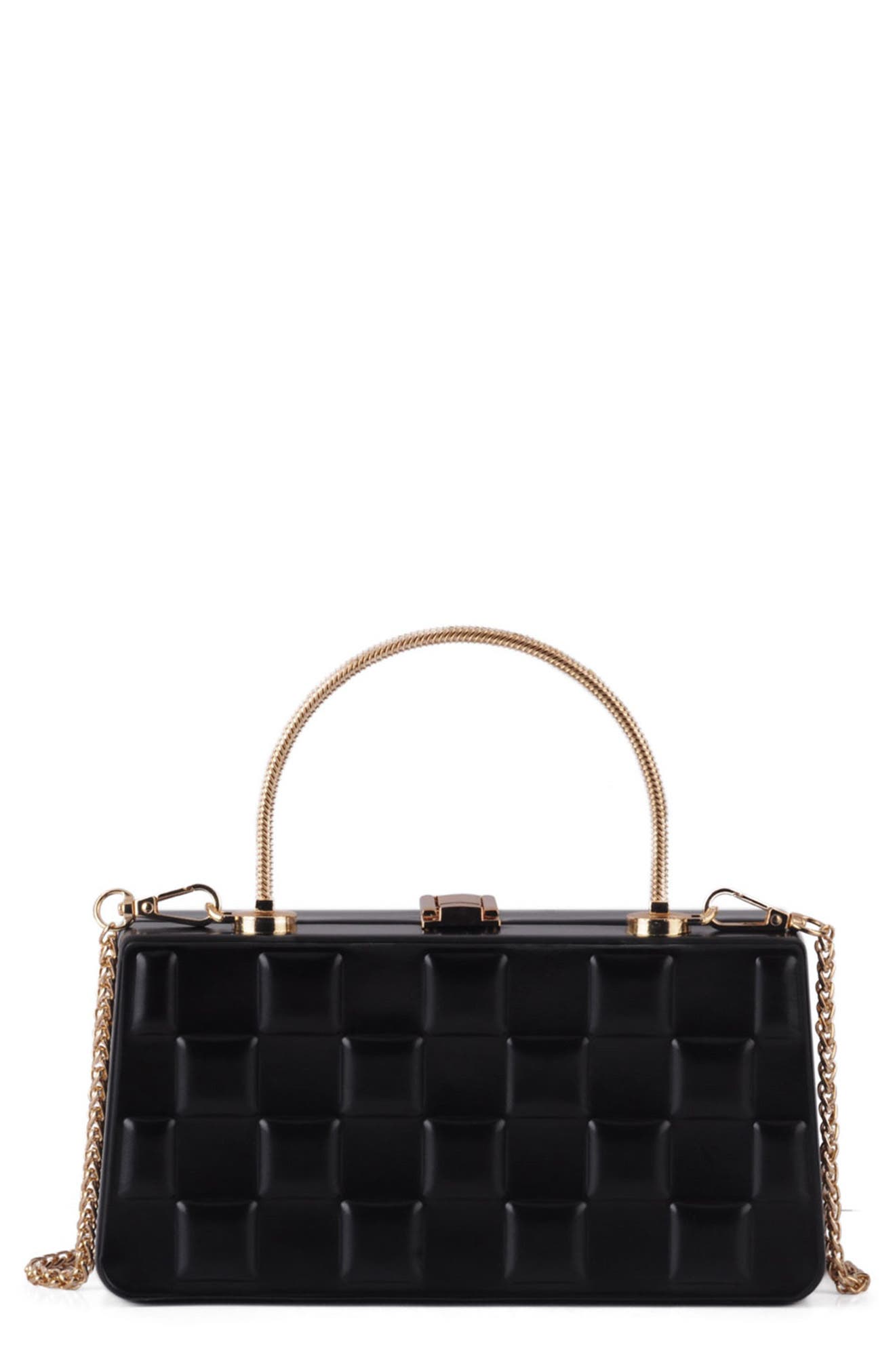 MOST WANTED USA Lattice Texture Hardshell Crossbody Bag | Nordstromrack