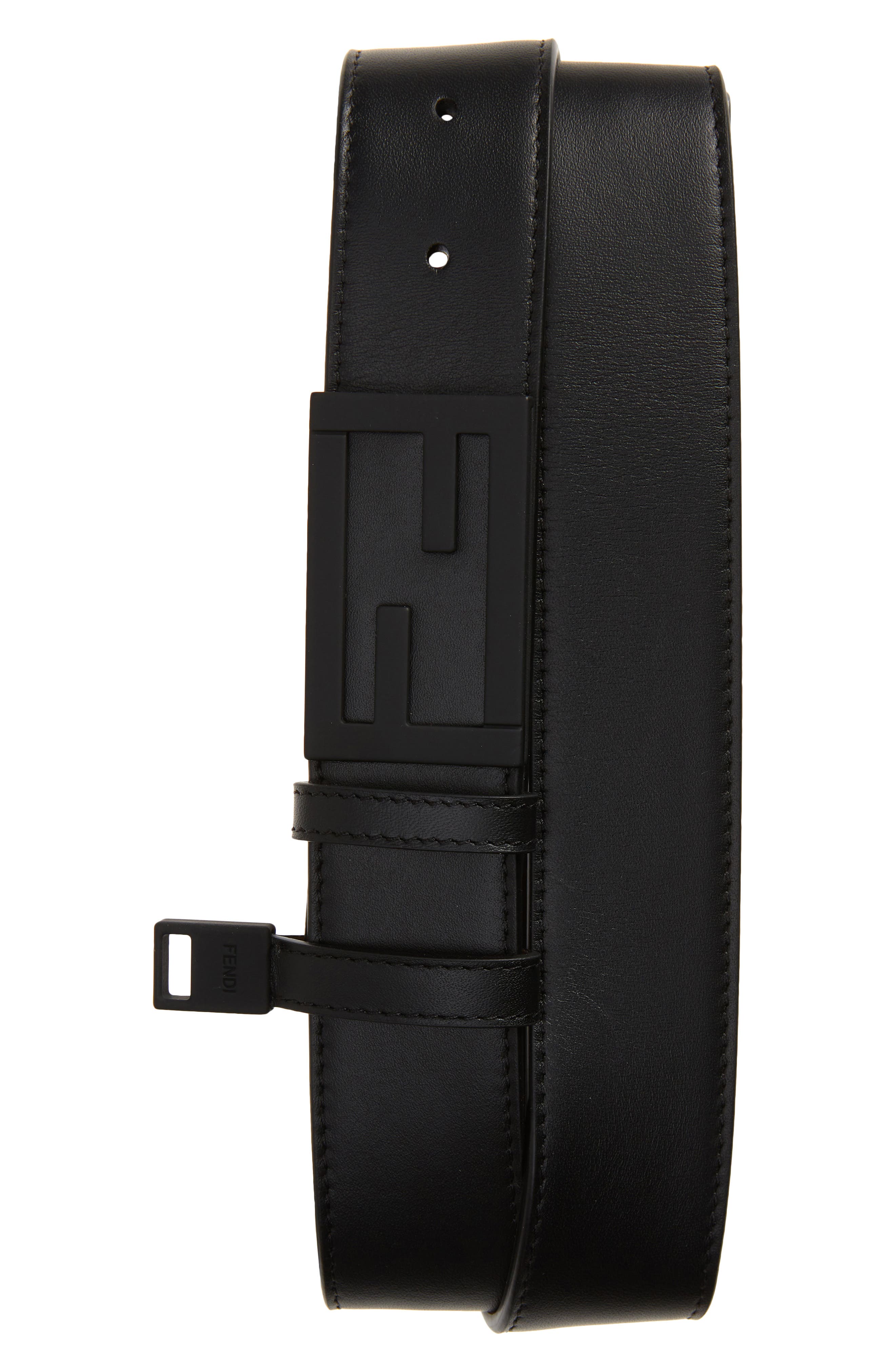Fendi Baguette FF Logo Buckle Leather Belt | Nordstromrack