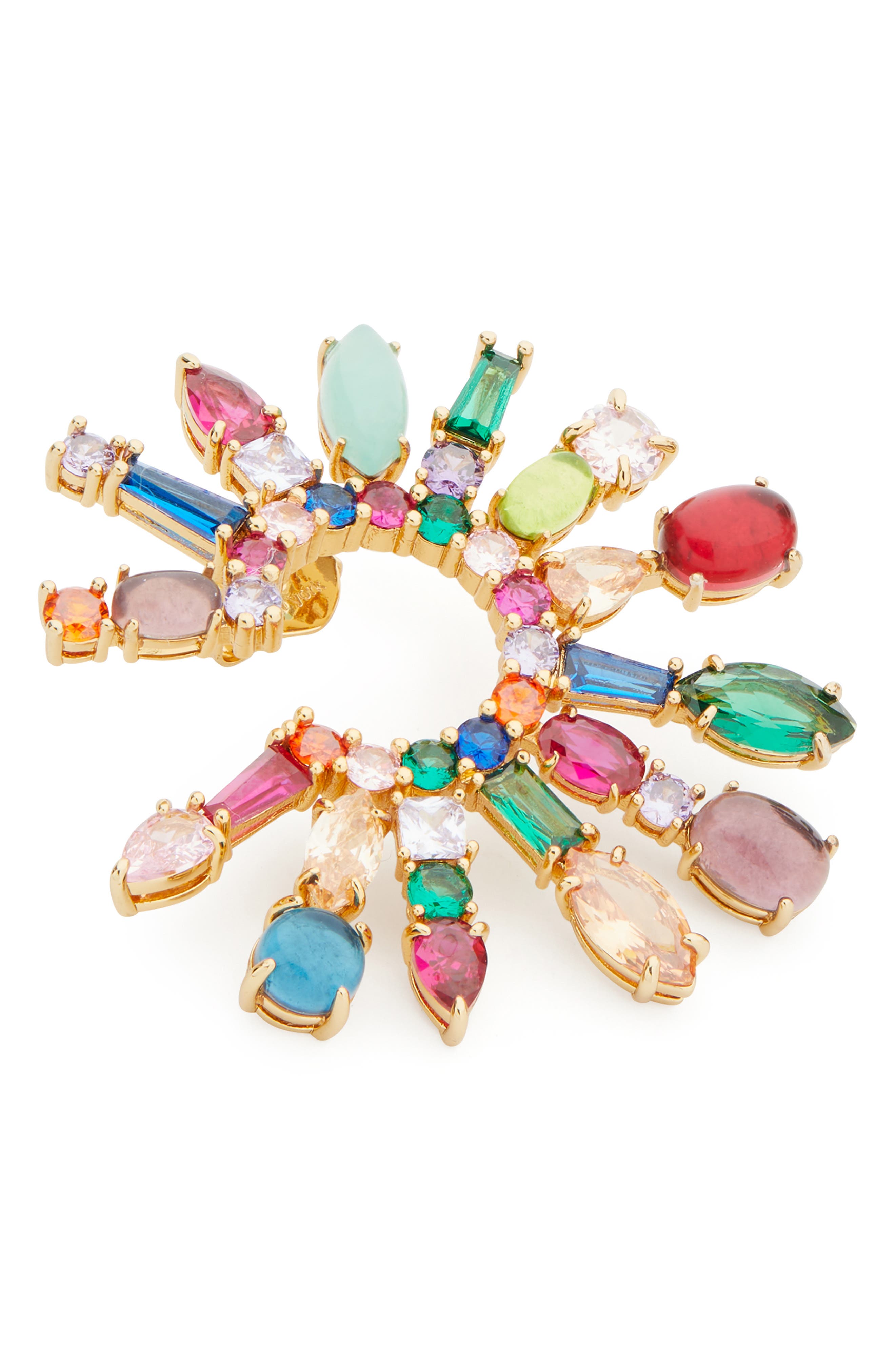 Kate Spade New York multicolor crystal hoop earrings | Nordstrom