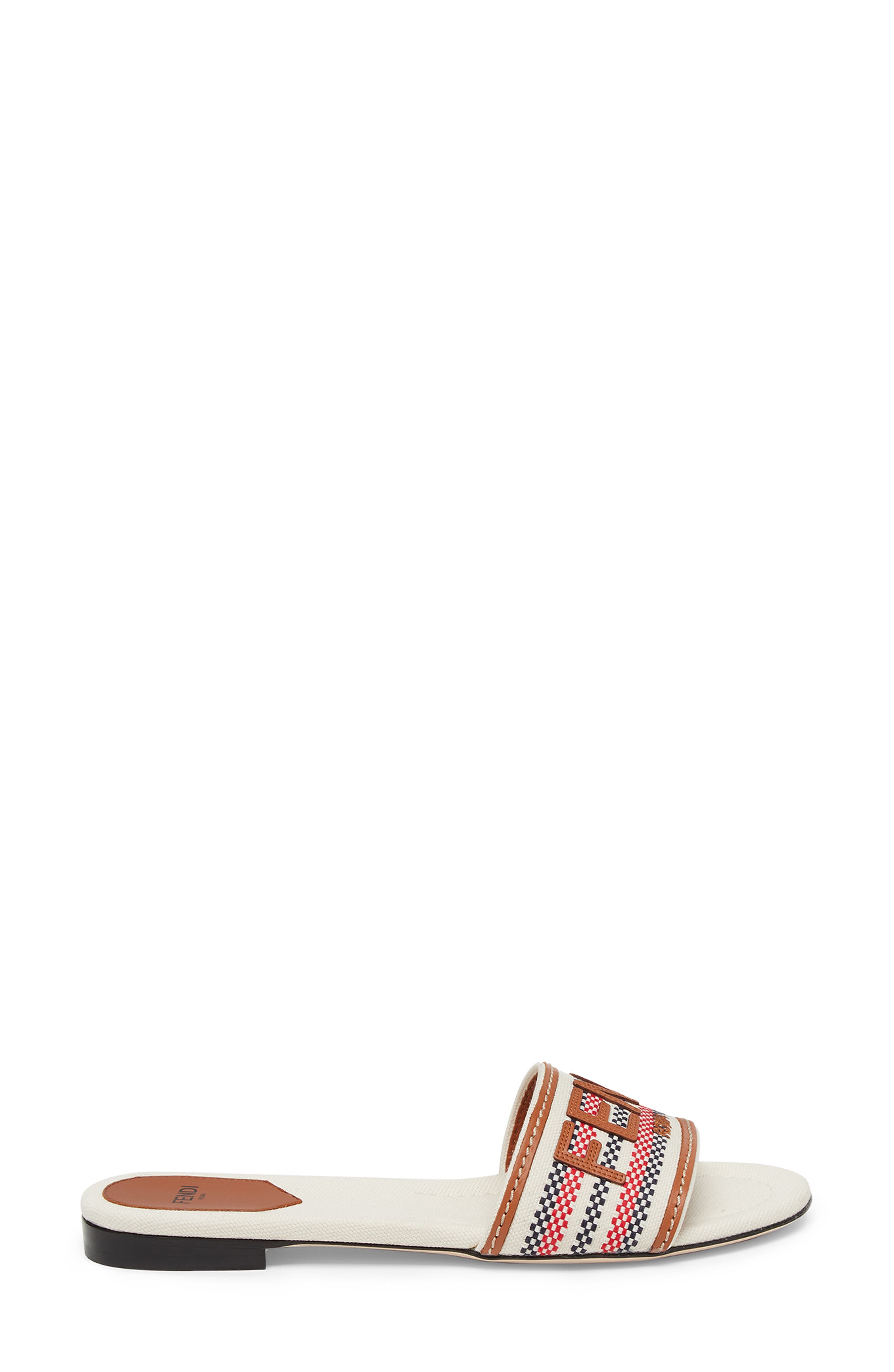 Fendi Signature Logo Slide Sandal (Women) | Nordstromrack