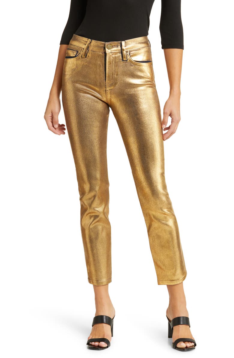 FRAME Le High Crop Straight Leg Jeans | Nordstromrack