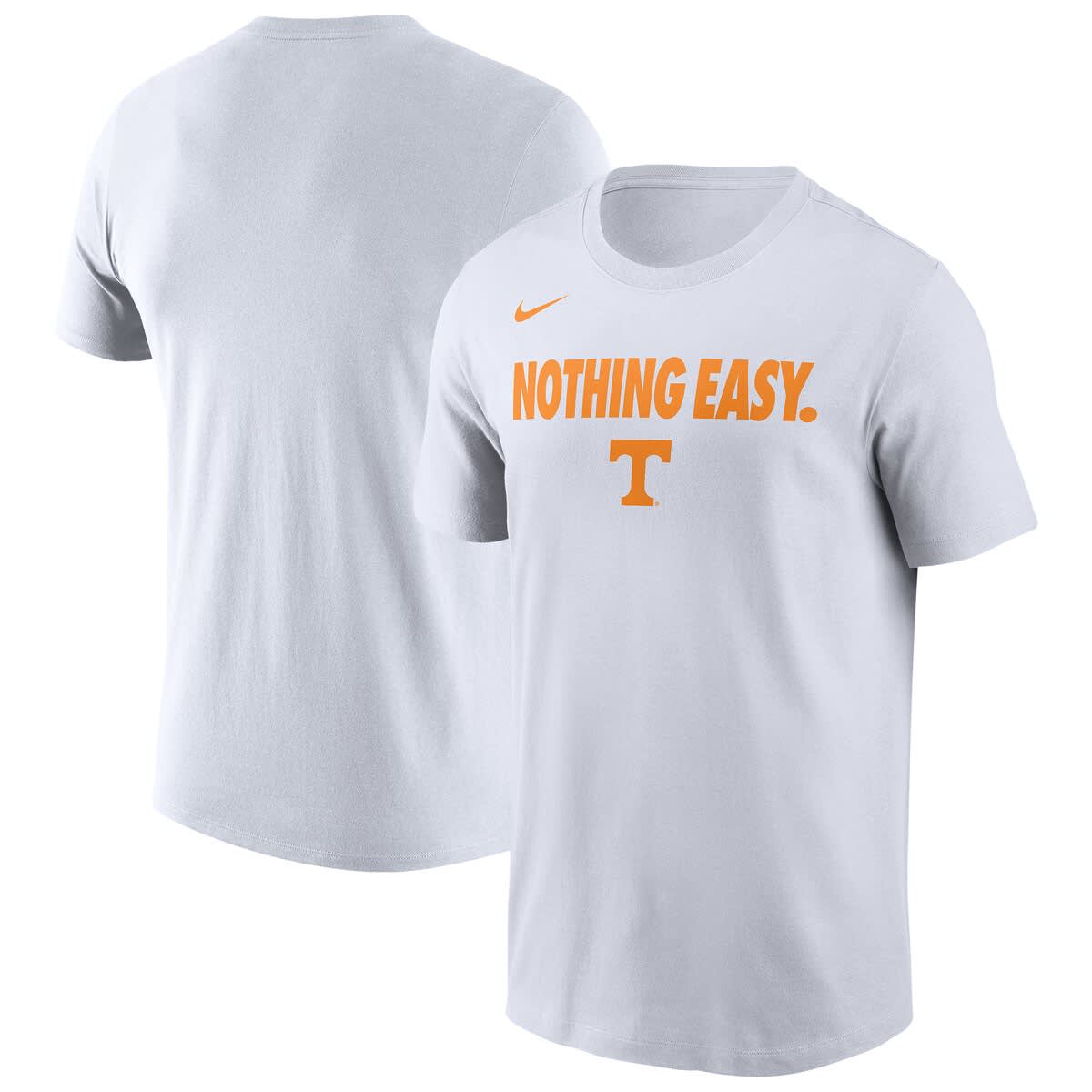Nike Mens Nike White Tennessee Volunteers 2025 On Court Bench T Shirt