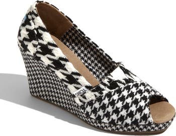TOMS 'Scottish Houndstooth' Wedge (Women) | Nordstrom