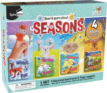 First Library Spicebox First Library Four Seasons 4 Diecut Board Books ...