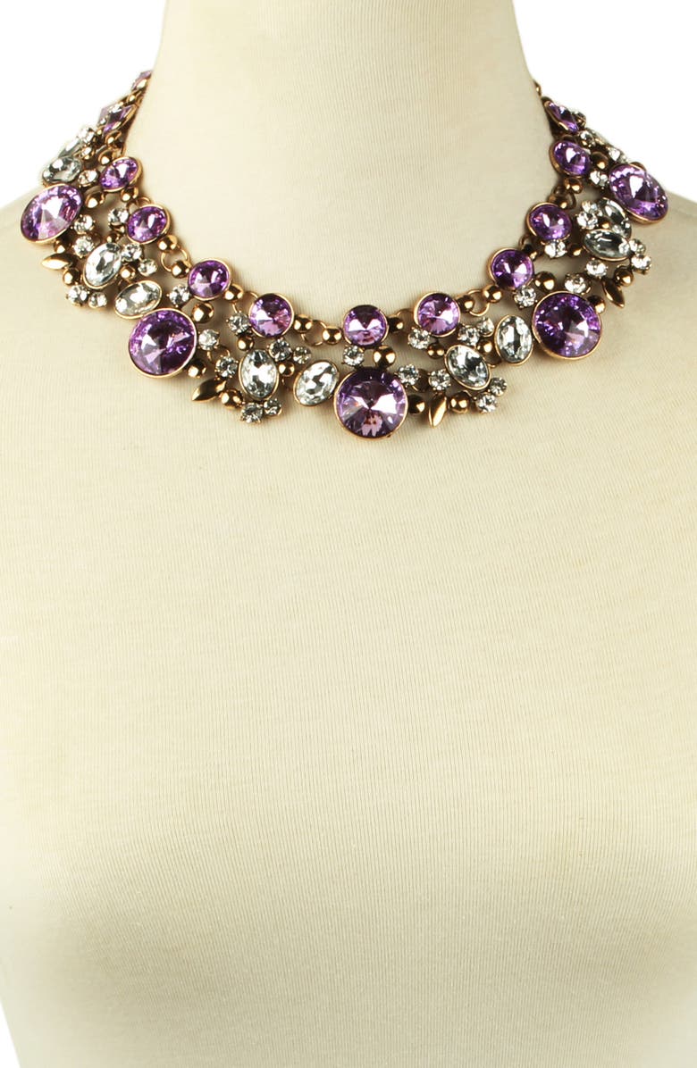 EYE CANDY LOS ANGELES Clementine Purple Collar Necklace | Nordstromrack