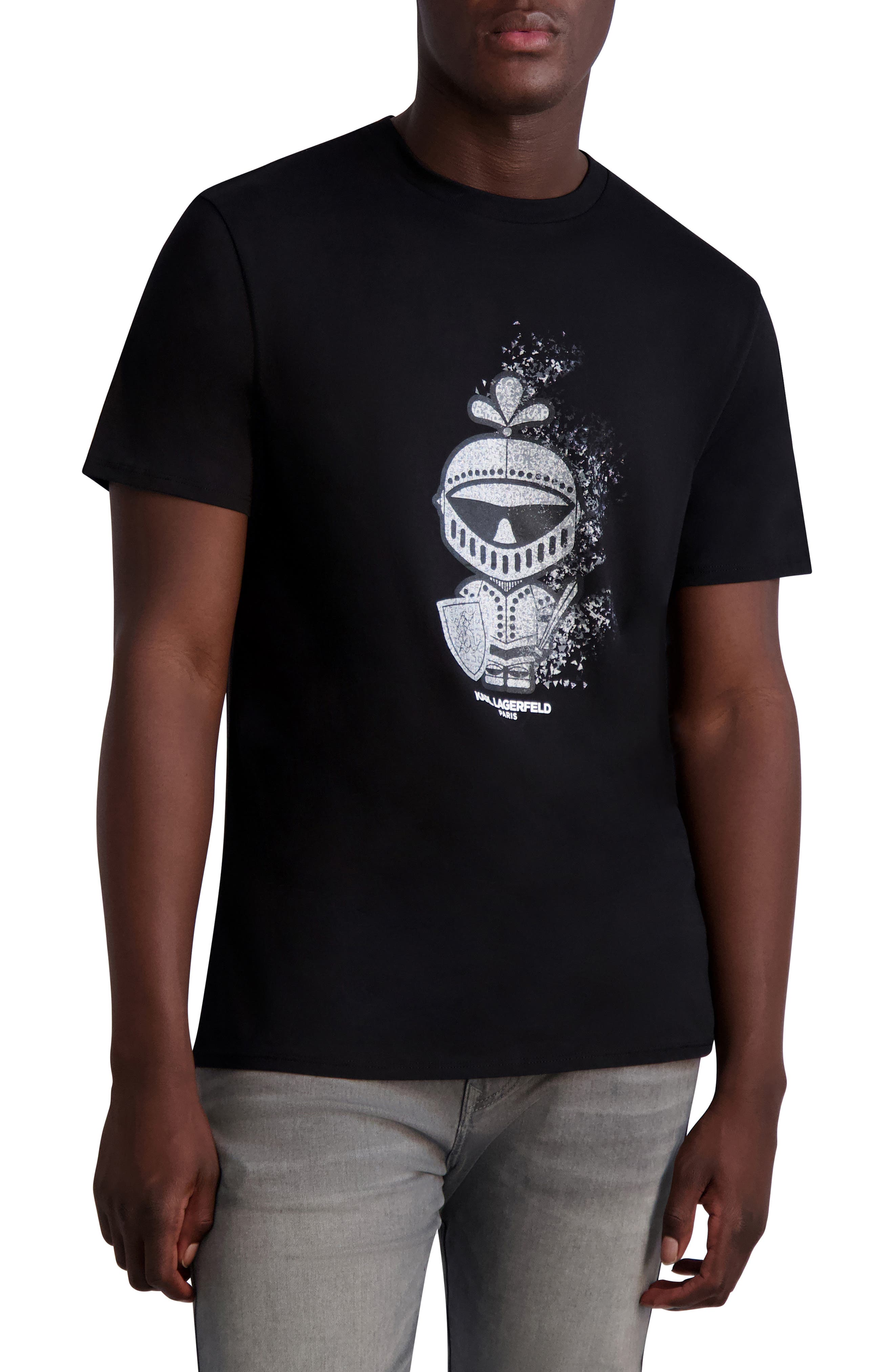 KARL LAGERFELD PARIS Karl Knight Cotton Graphic Tee | Nordstromrack