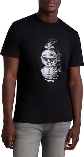 KARL LAGERFELD PARIS Karl Knight Cotton Graphic Tee | Nordstromrack
