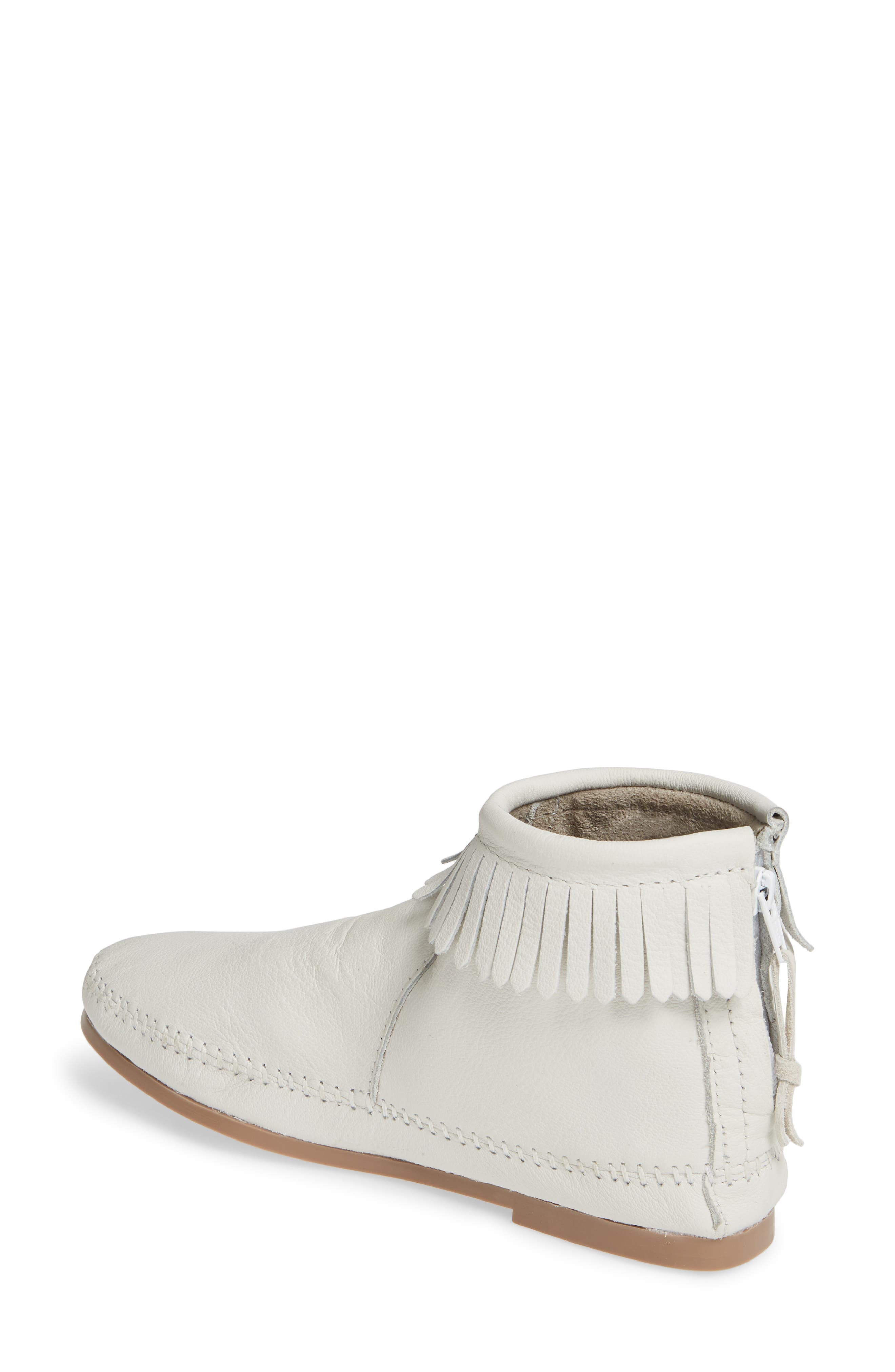 Minnetonka x Lottie Moss Lauryn Fringe Bootie (Women) | Nordstrom