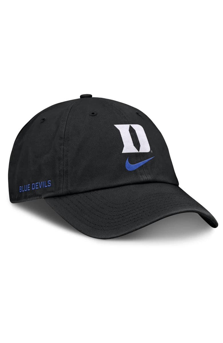 Nike Men's Nike Black Duke Blue Devils Primetime Club Adjustable Hat ...
