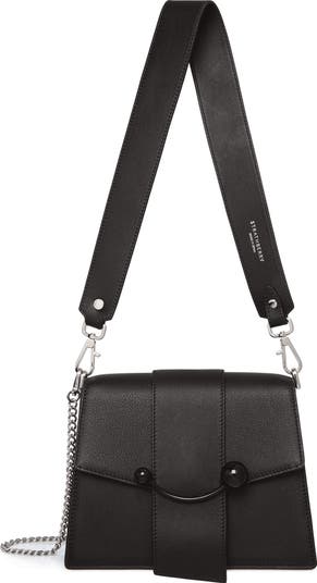 Strathberry Box Crescent Calfskin Leather Shoulder Bag | Nordstrom