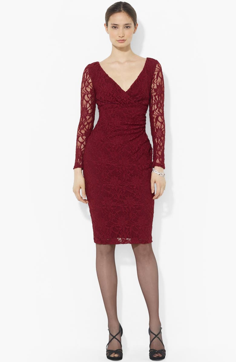 Lauren Ralph Lauren Lace Sheath Dress | Nordstrom