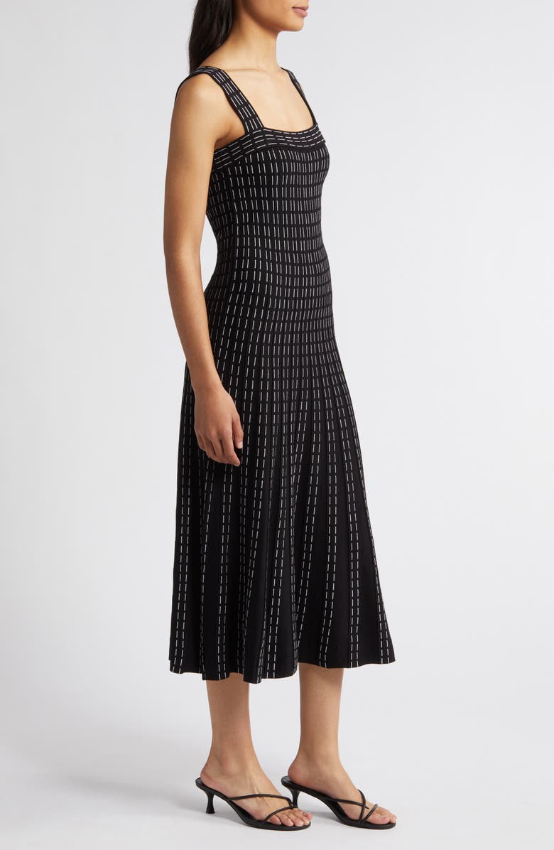 ZOE AND CLAIRE Sleeveless Pintuck Midi Sweater Dress | Nordstromrack