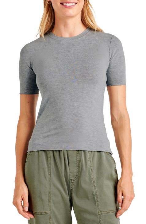 Women's Grey Tops | Nordstrom