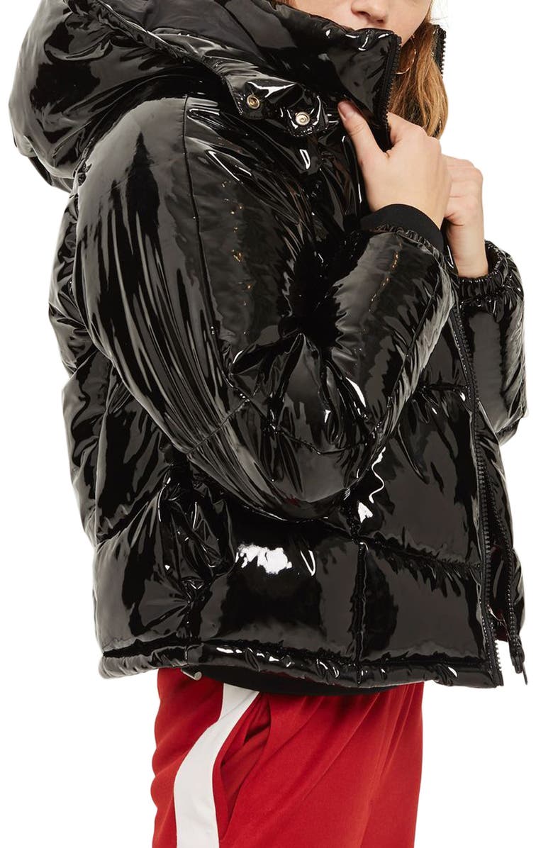 Topshop Kubo Vinyl Puffer Jacket | Nordstrom