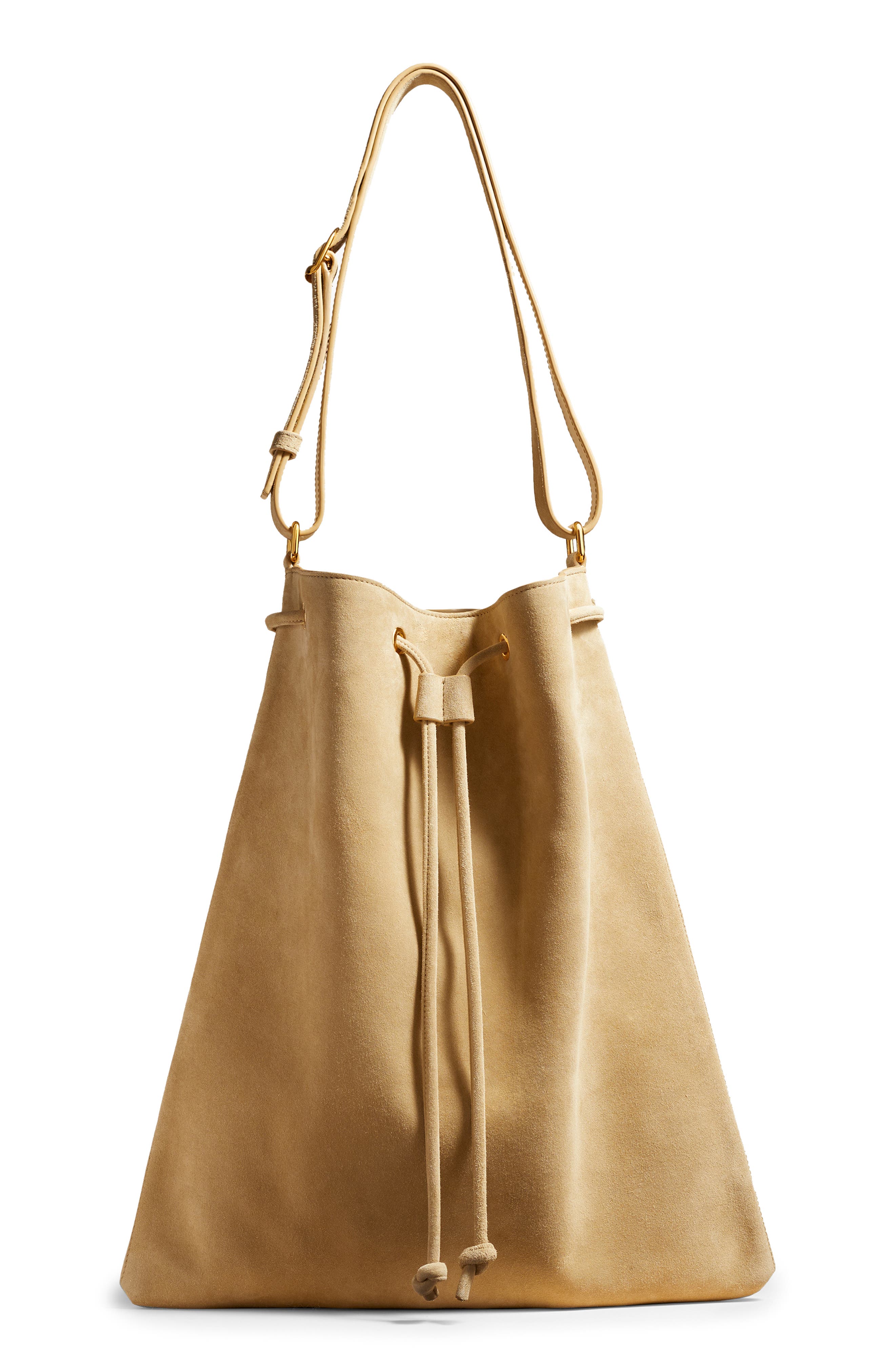 Khaite Large Greta Suede Shoulder Bag | Nordstromrack