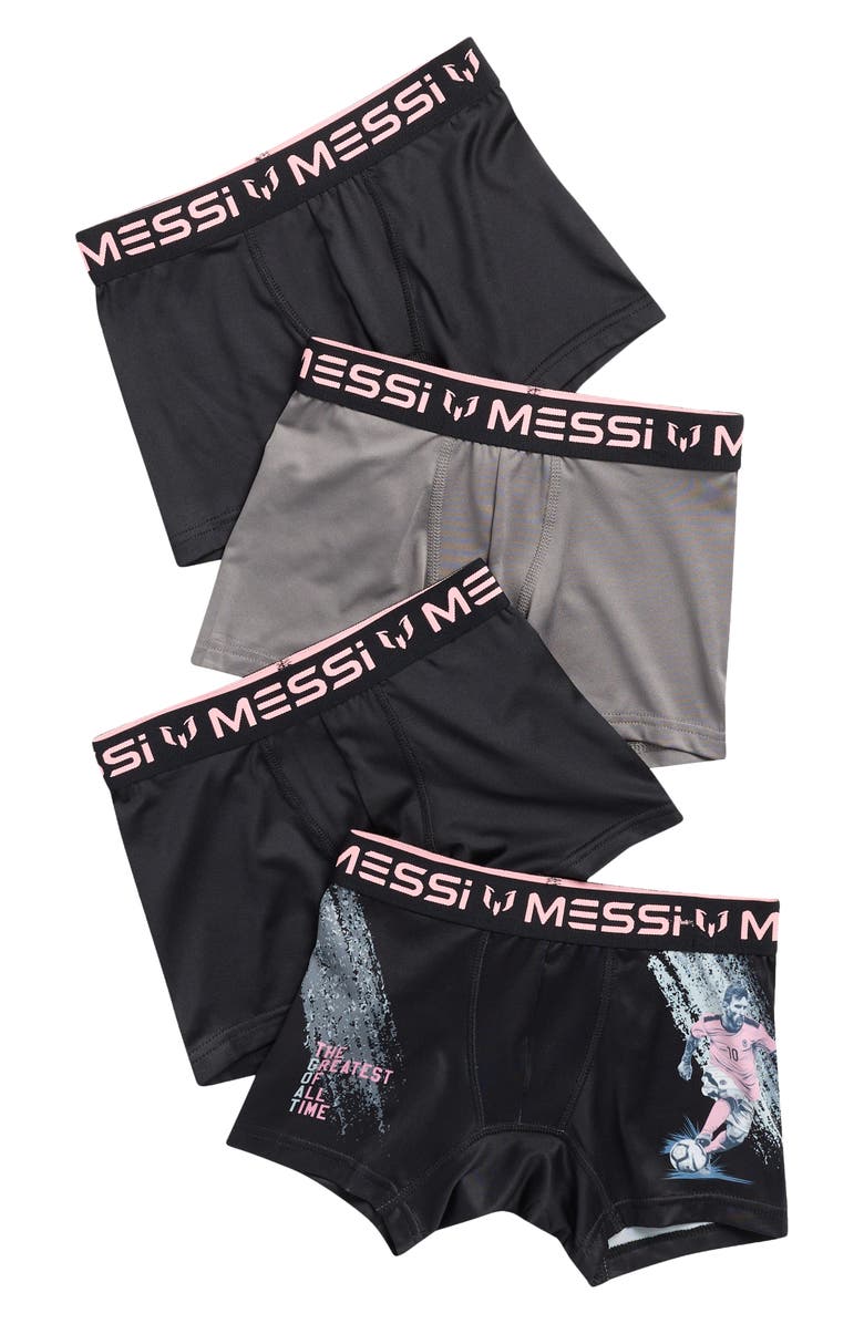 Messi Kids' Assorted 4-Pack Stretch Boxer Briefs | Nordstromrack
