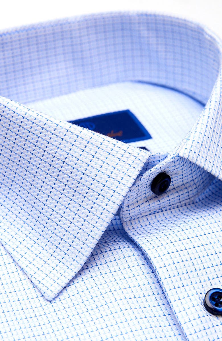 David Donahue Luxury Non-Iron Trim Fit Dress Shirt | Nordstromrack