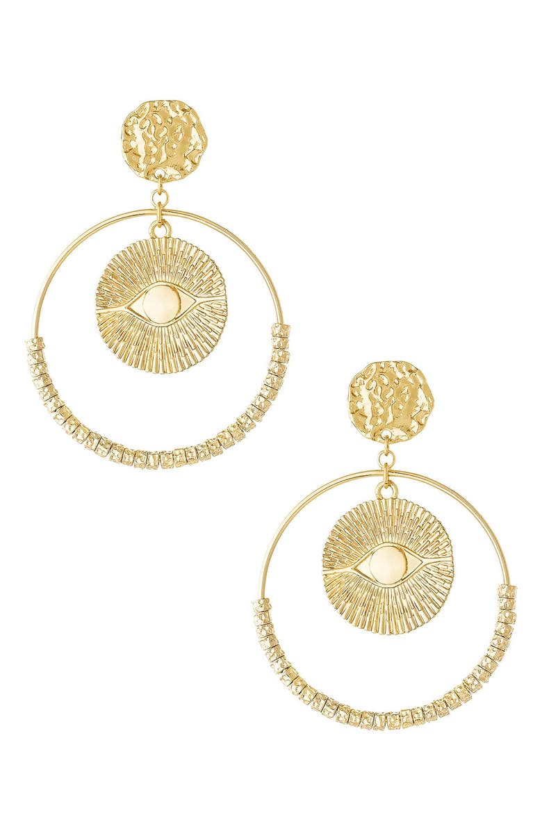 Ettika Evil Eye Orbital Drop Earrings | Nordstromrack