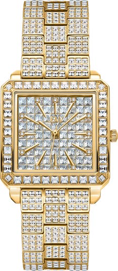 JBW Reserve Cristal Bracelet Watch, 28mm | Nordstrom