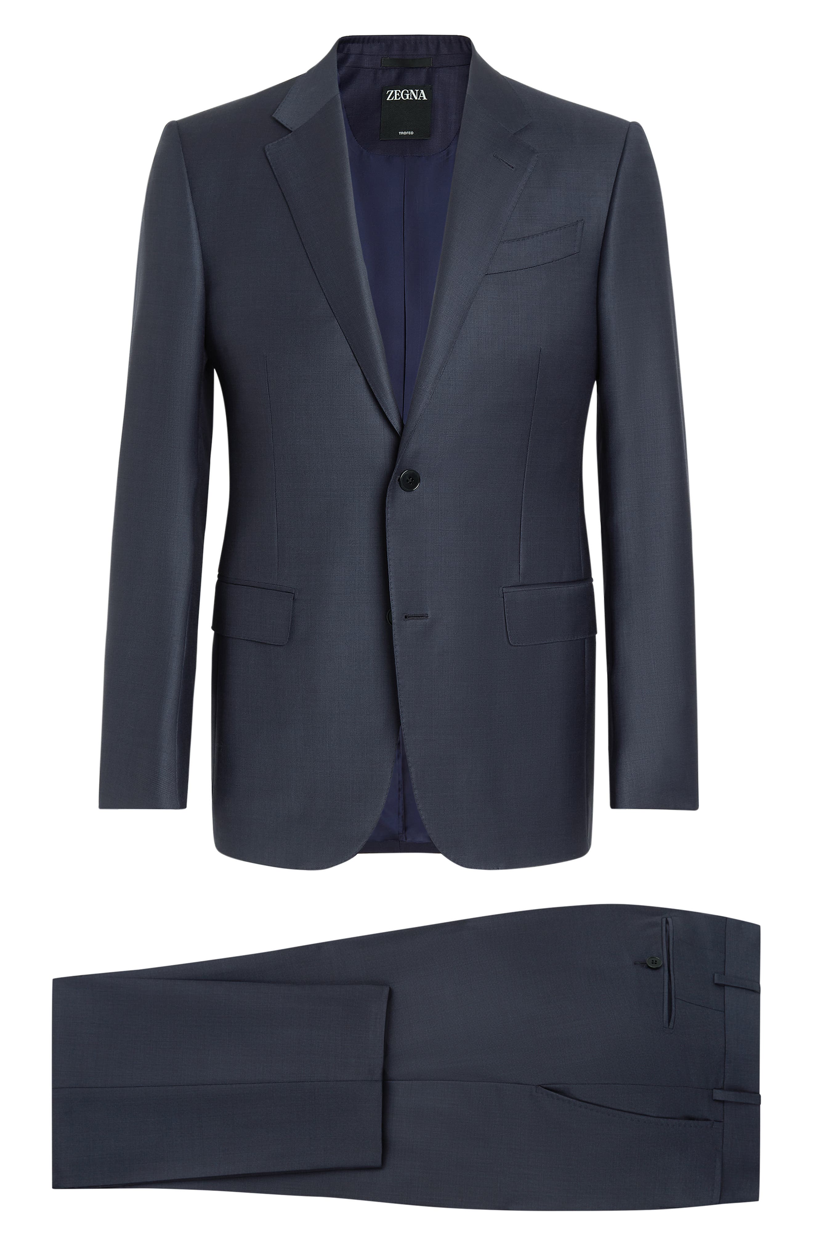 ZEGNA Pin Dot Trofeo Milano Wool Suit | Nordstrom