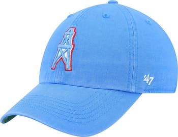 '47 Men's '47 Light Blue Houston Oilers Legacy Franchise Fitted Hat ...