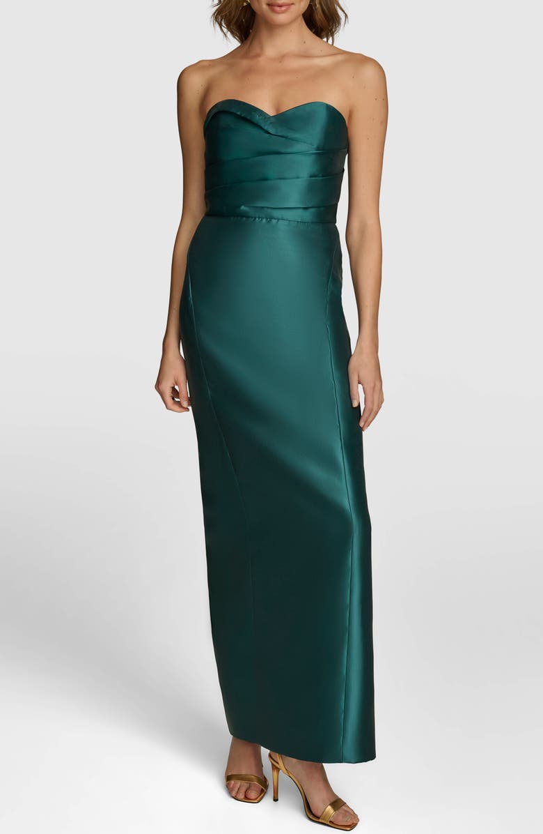 Donna Karan New York Strapless Satin Gown | Nordstrom