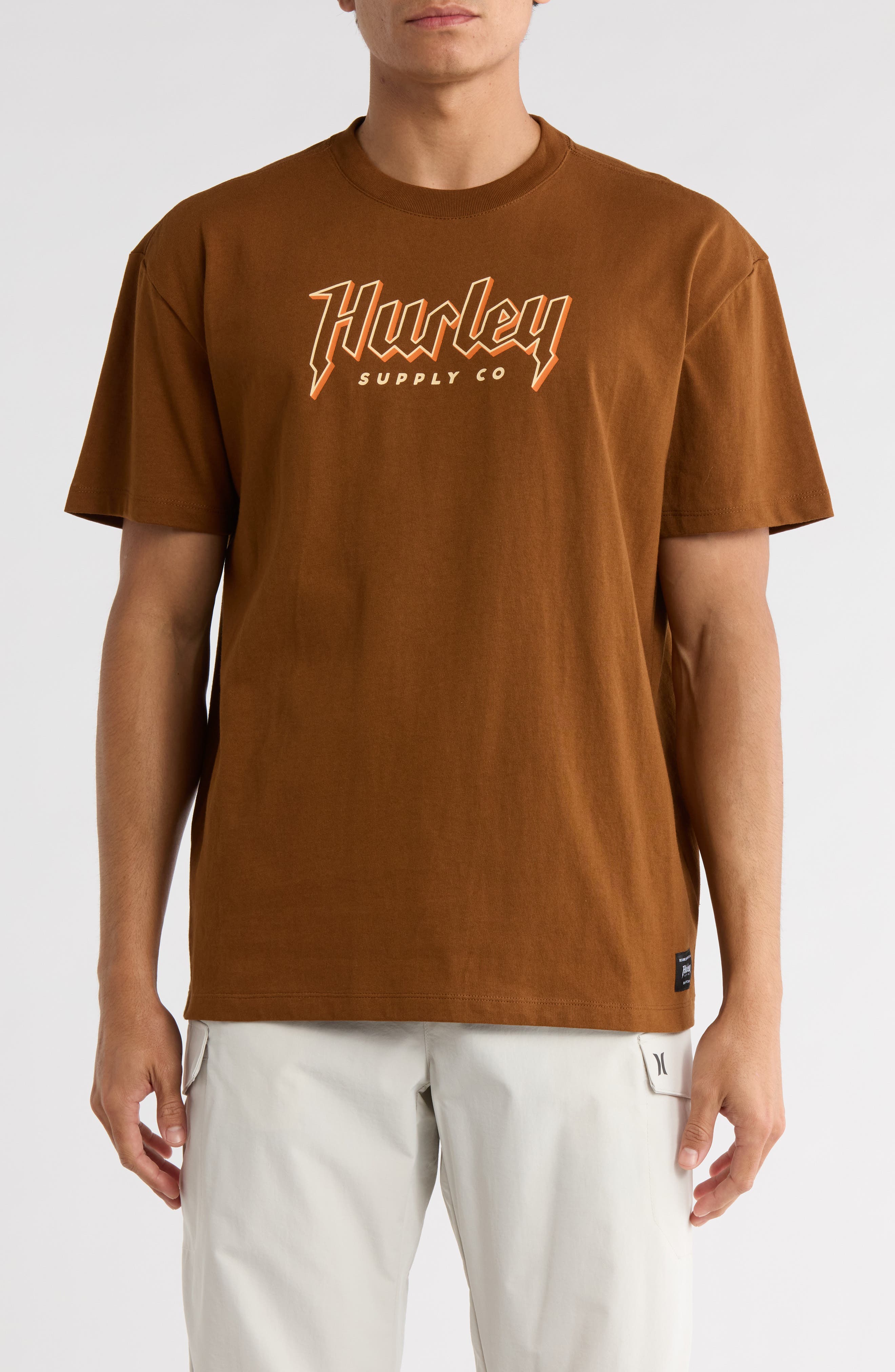 Hurley Built Logo Cotton Graphic T-Shirt | Nordstromrack