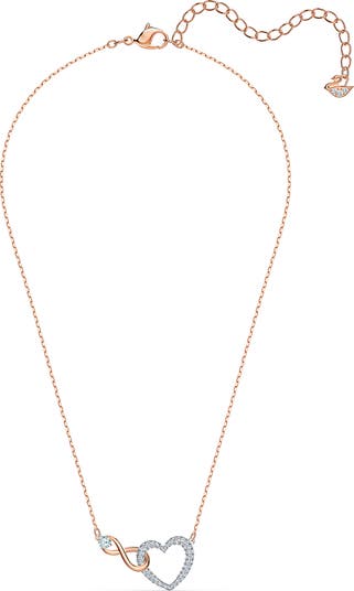 Hyperbola Swarovski Crystal Heart Necklace