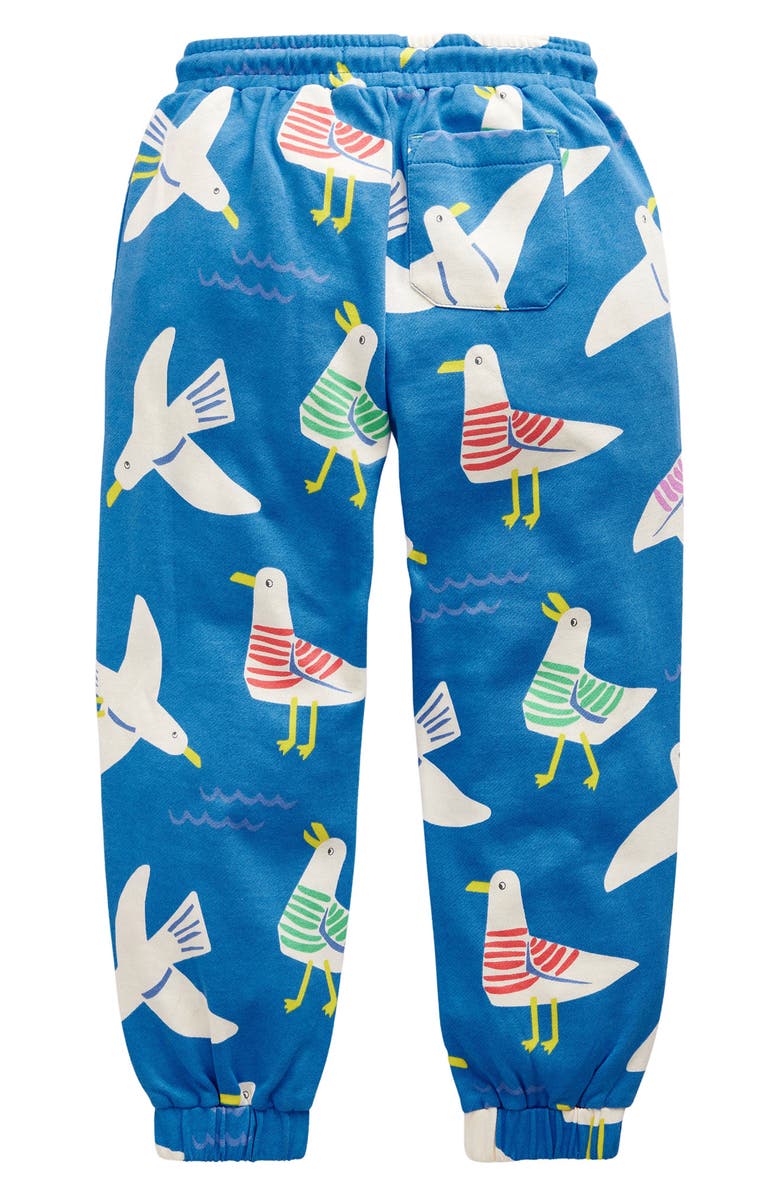 Mini Boden Kids' Seagull Print Cotton Fleece Joggers | Nordstromrack