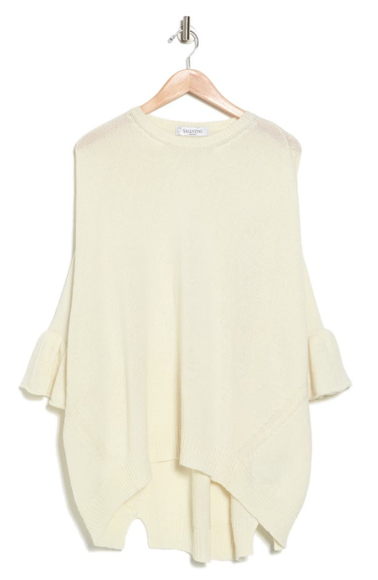Valentino Ruffle Cuff Wool & Cashmere Sweater | Nordstromrack