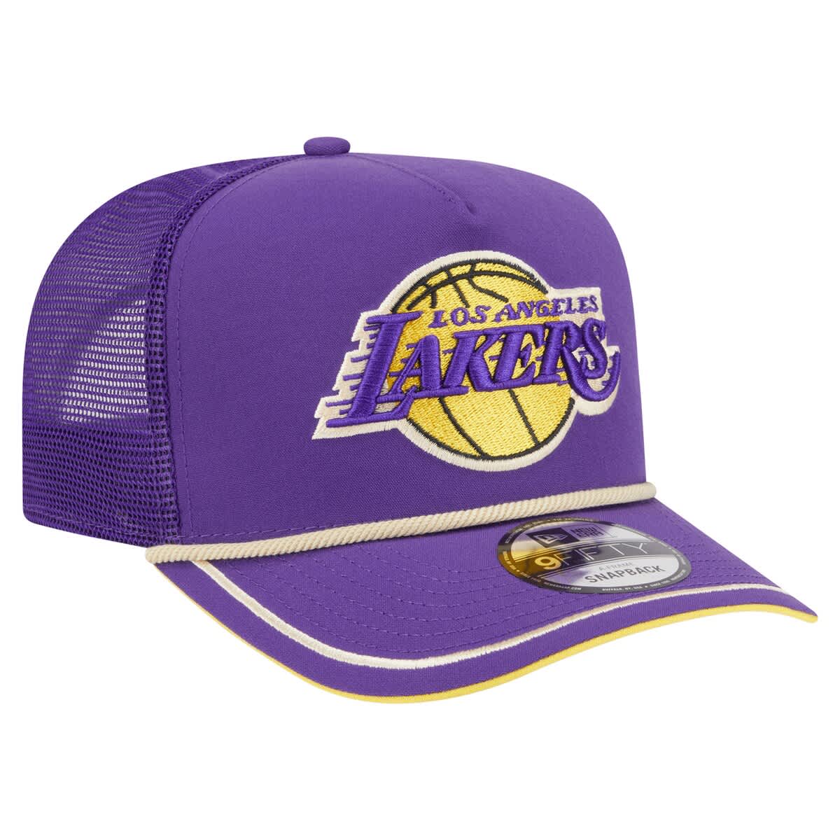 New Era Men's New Era Purple Los Angeles Lakers Vintage Team Rope A ...
