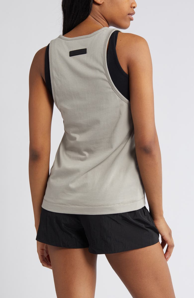 Fear of God Essentials Logo Cotton Blend Tank | Nordstromrack