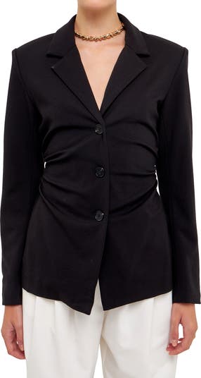 Grey Lab Ruched Blazer | Nordstrom