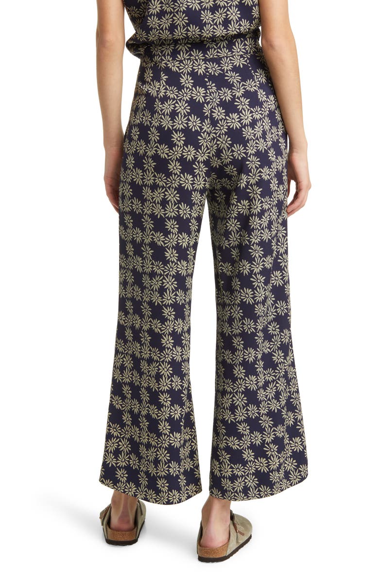THE GREAT. The Dance Floral Wide Leg Crop Pants | Nordstromrack