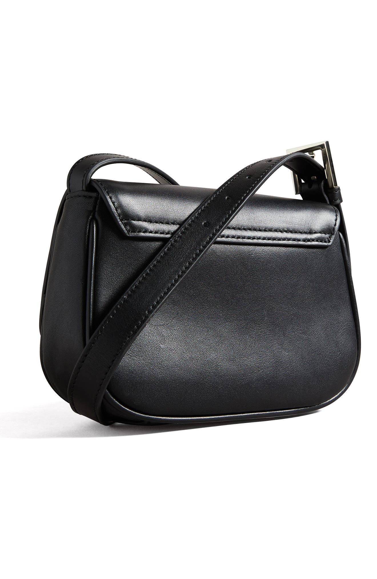 Ted Baker London Bagira Curved Baguette Leather Crossbody Bag ...